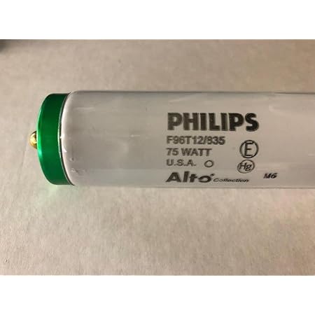 15 Pieces PHILIPS 142745 F96T12/835/ALTO 75W 835 3500K Slimline Lamp ...