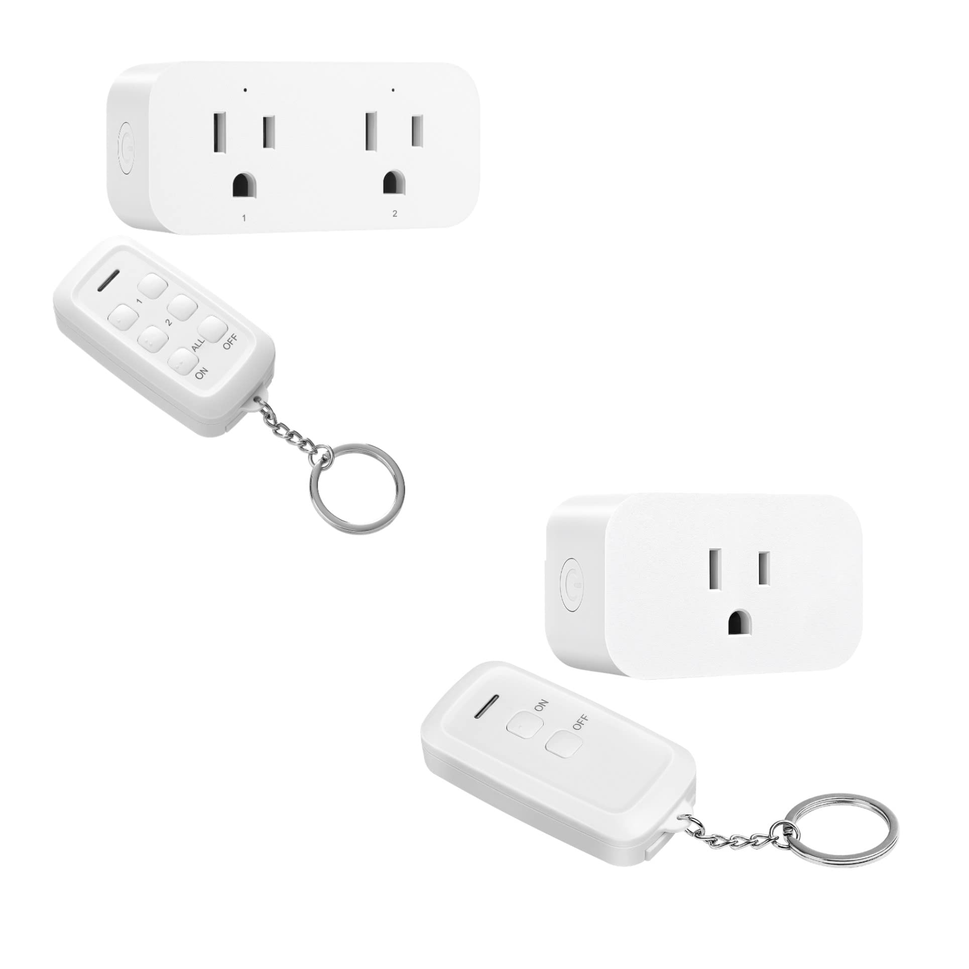 DEWENWILS Indoor Remote Control Outlet, Wireless Remote Light Switch ...
