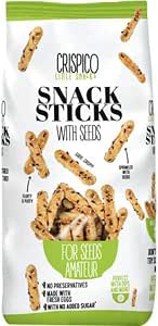 Crispico Little Snacks Snack Sticks with Seeds, 125g - Pack of 1 4H38B ...