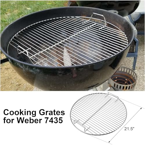 Outapark Grill Grate Replacement Parts for Weber 22'' Kettle Charcoal ...