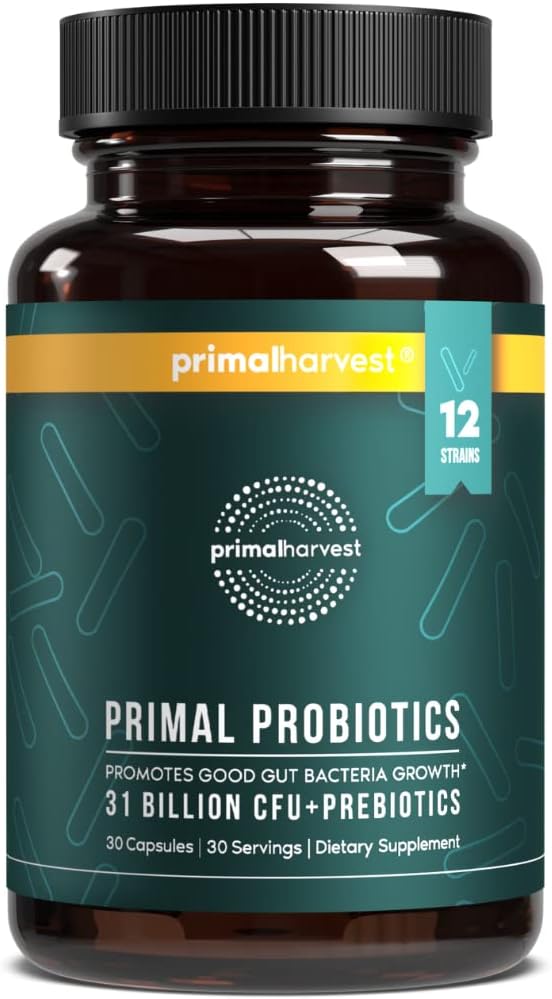 Amazon.com: Primal Harvest Probiotics for Women & Men Daily Probiotic ...