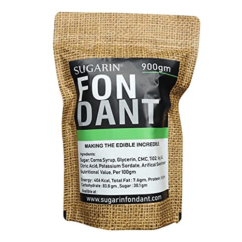 SUGARIN Fondant for Rolling | White | 900gm : Amazon.in: Grocery ...