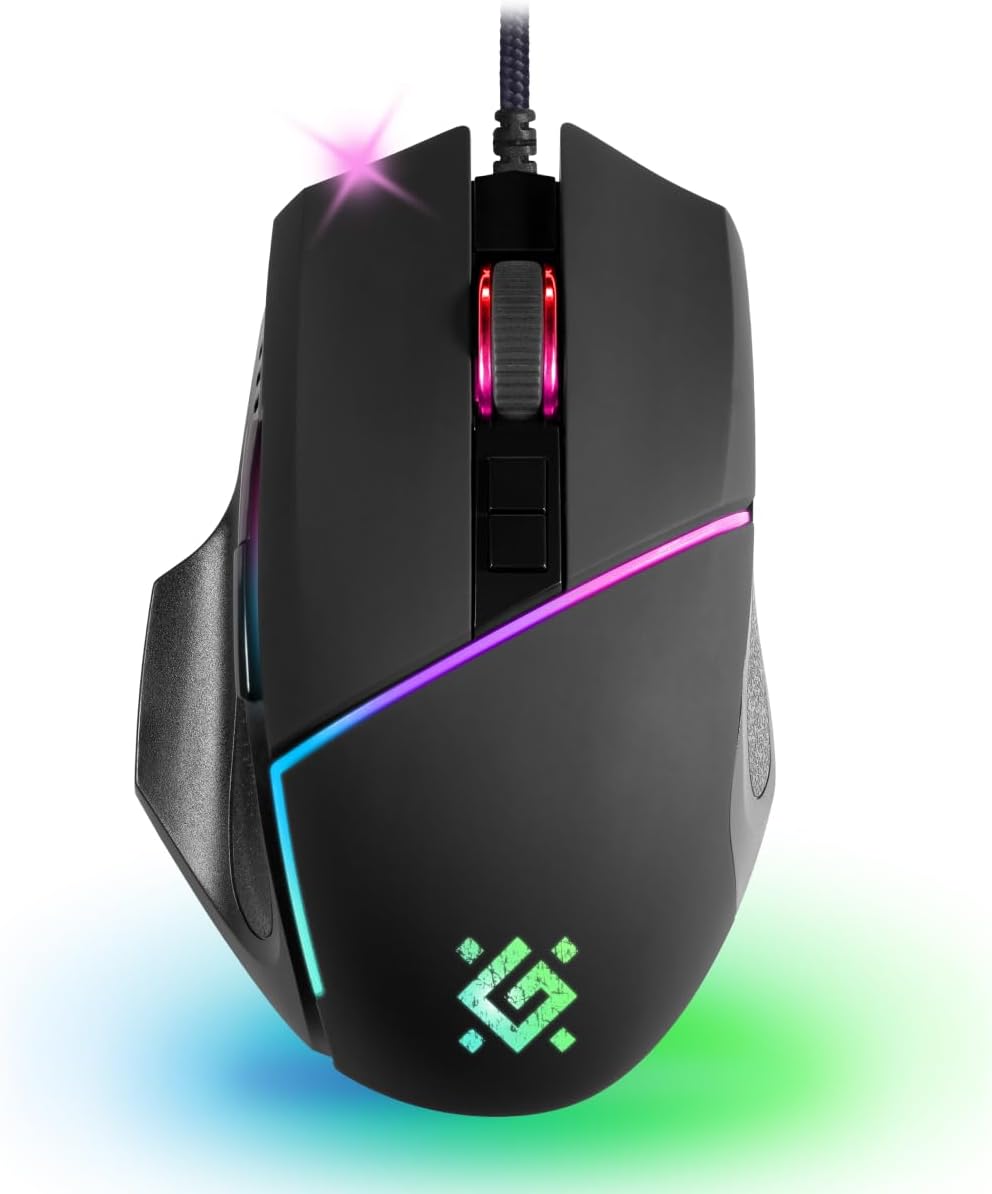 Trust Gaming GXT 922 Ybar Gaming Maus, 68% Recycelten Materialien, RGB ...