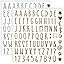 Amazon.com: Waynoda Glitter Alphabet Letter Stickers 800 Pieces 10 ...