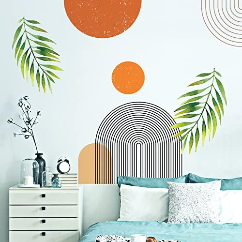 Amazon.com: VePret Mid-Century Modern Wall Decals Peel and Stick, Large ...