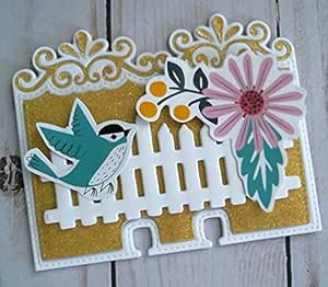 Amazon.com : Memorydex Elegance Metal Cutting Dies Stencils for DIY ...