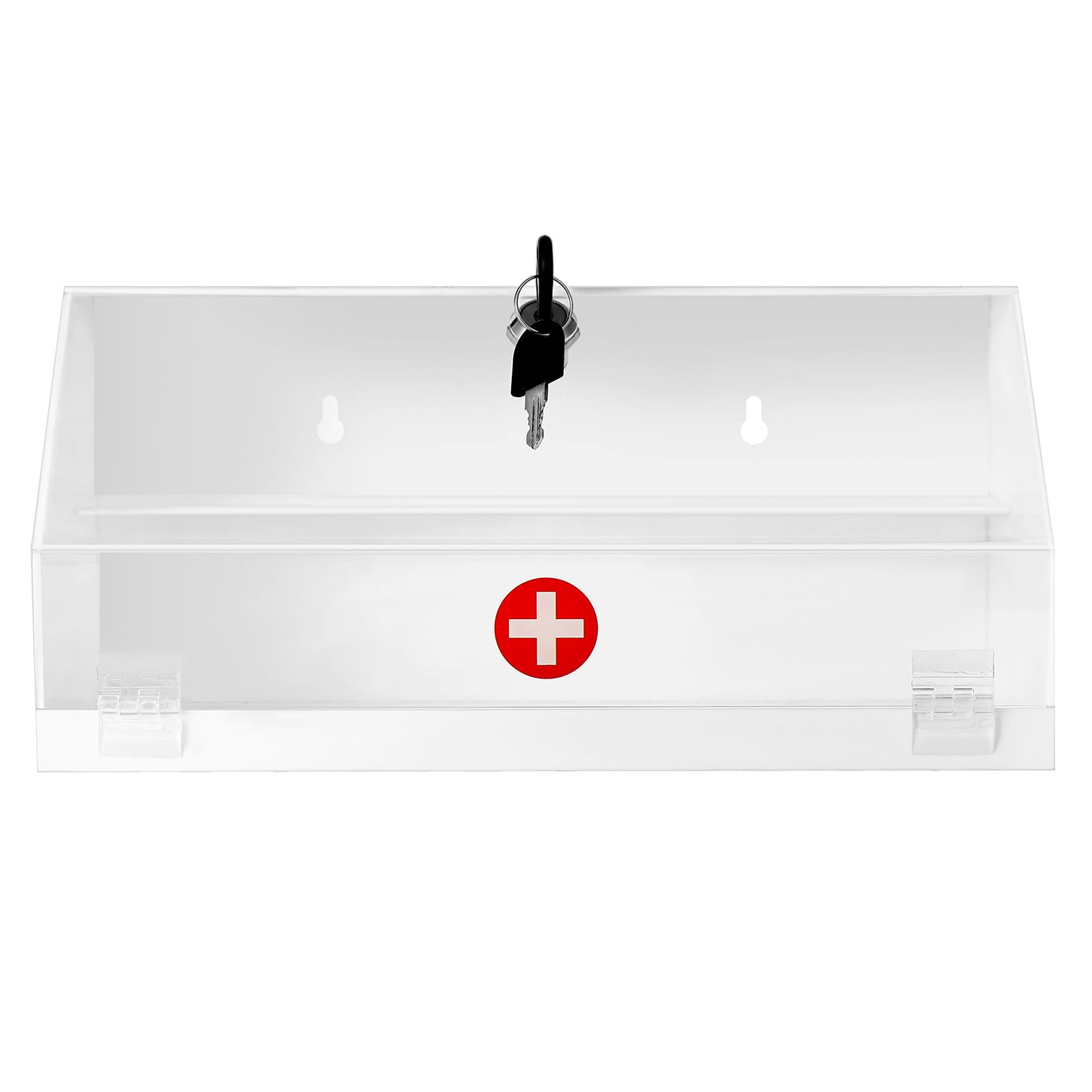 Amazon.com: CiaoHER Wall Mount Acrylic Medicine Lock Box, Drug Cabinet ...