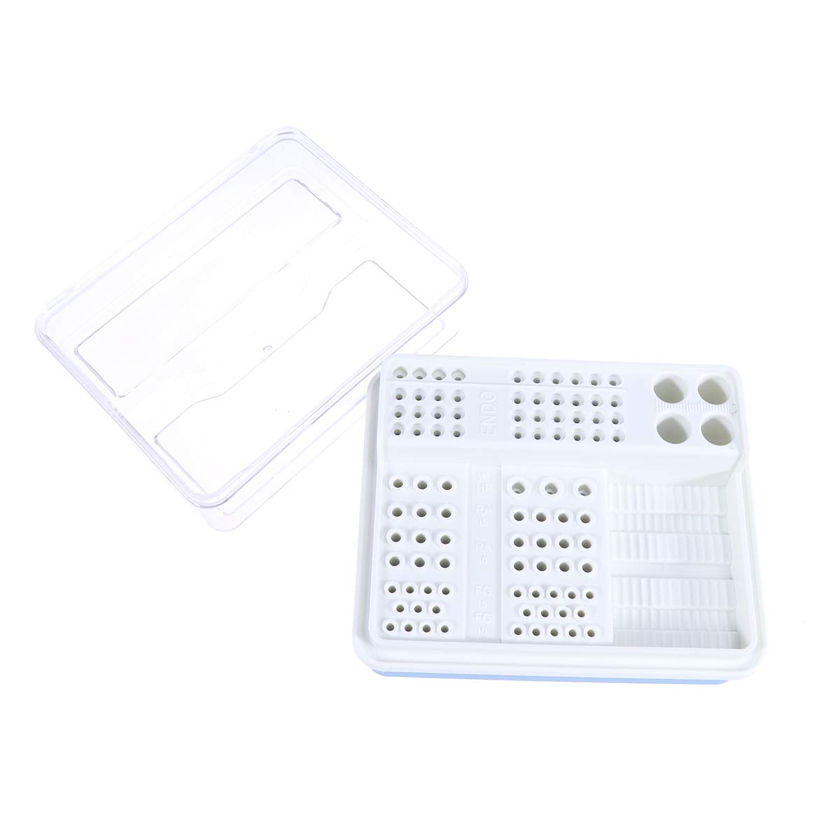 Buy Healifty Dental Bur Box Holder Block Case Organizer Oral Dental ...