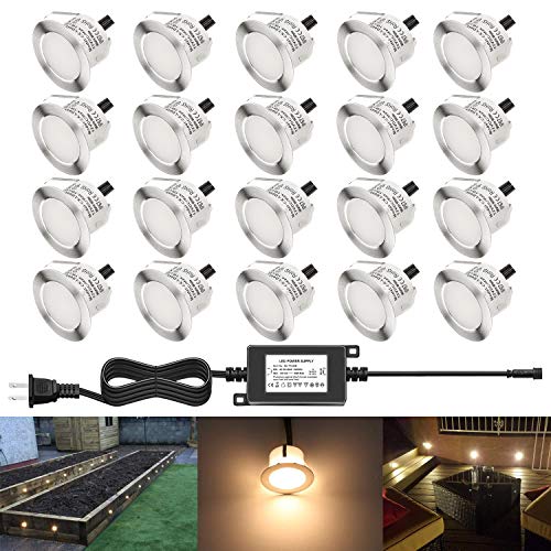 Industrial & Scientific Pack of 10 LED Deck Lights Kit 12V Low Voltage ...