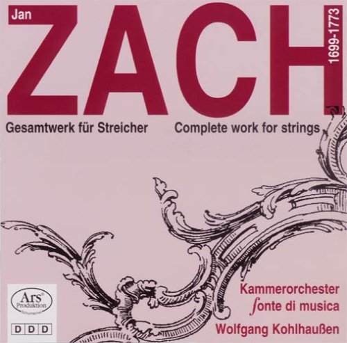 VARIOUS ARTISTS - Zach Jan (1699-1773): String Symphonies 1-5 / Sonata ...