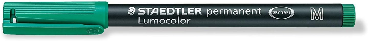 Amazon.com : STAEDTLER Retro Perm Pen with Medium Tip - Green : Office ...