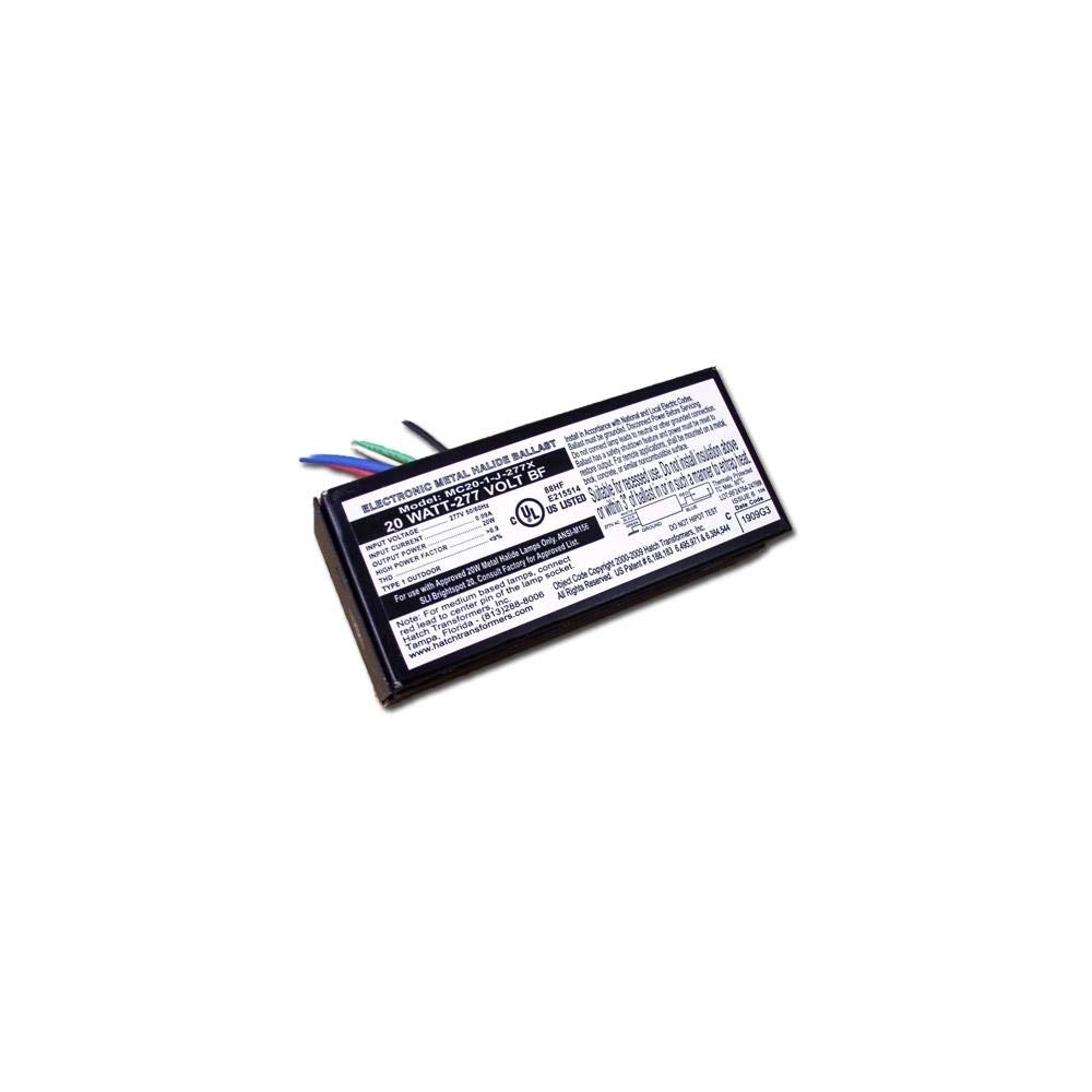 Hatch MC20-1-J-277X - 20 Watt - 277 Volt - Electronic Metal Halide ...