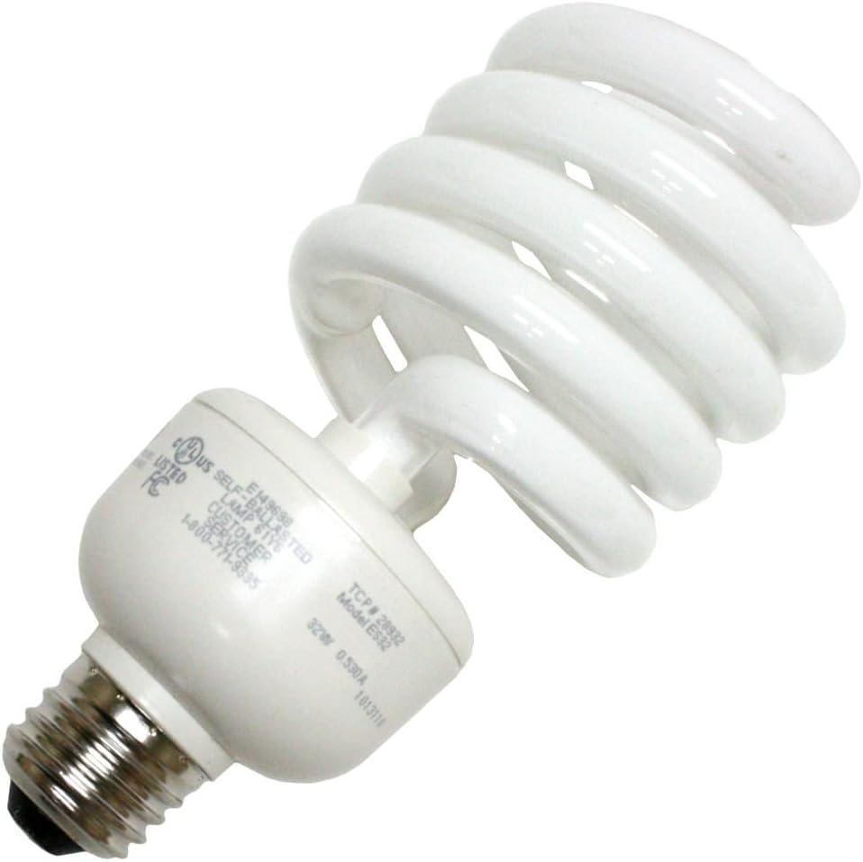 TCP 2893227741K 32-watt 4100-Kelvin Springlamp Light Bulb Medium Base ...