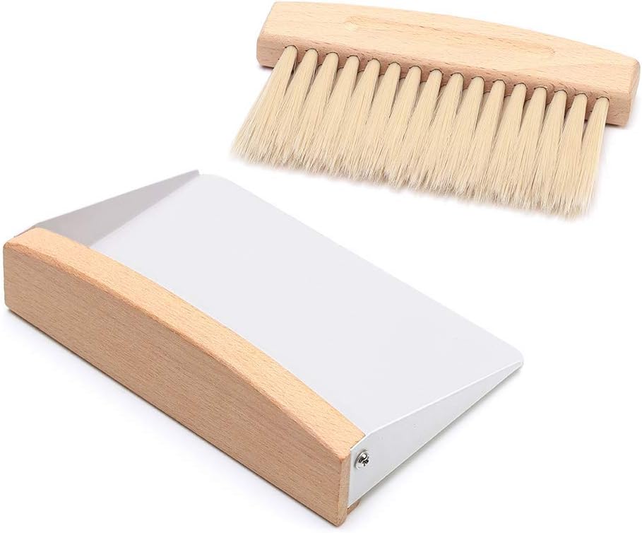 Amazon.com: Small Mini Dustpan and Brush Set - Compact Hand Broom with ...
