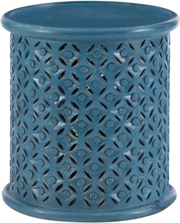 FURNSTREET FURNITURE Blue Mango Wooden Handcrafted Solid Hardwood ...