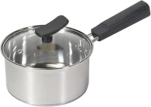 Amazon.com: Pearl Metal Chiino HB-6570 Pot, Single Handled Pot, 5.5 inches (14 cm), Glass Lid ...