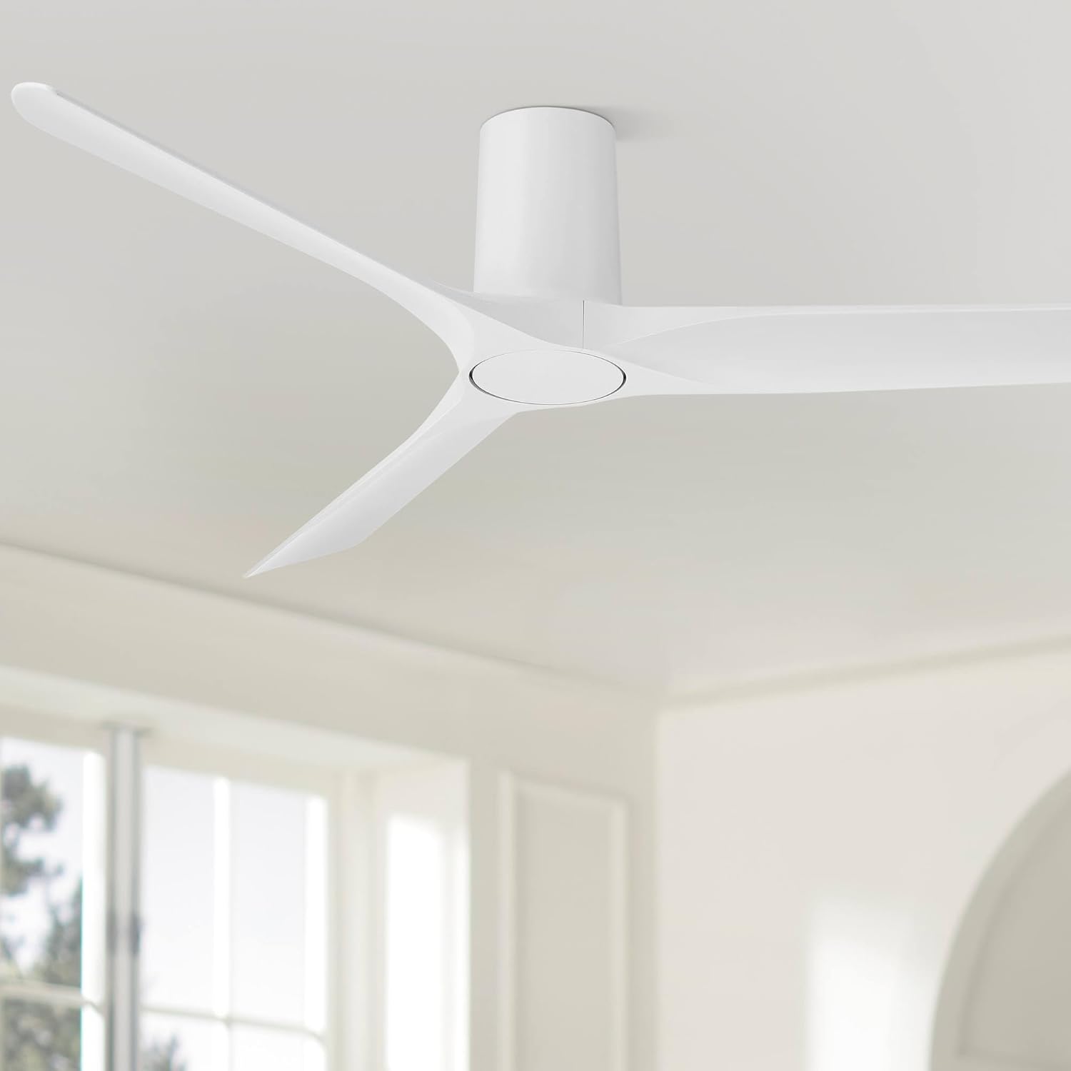 Amazon.com: Casa Vieja Zebec 52" Modern Indoor Hugger Flush Mount ...