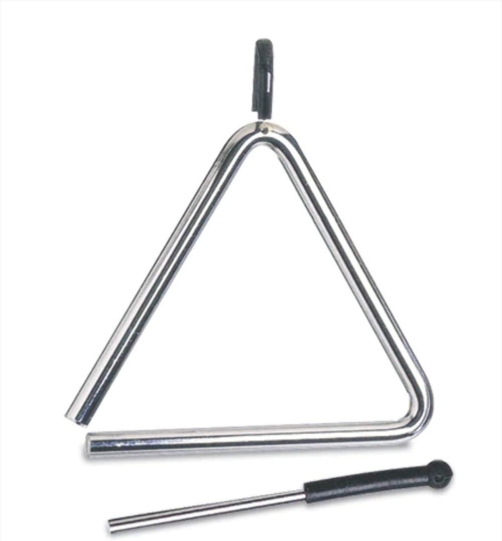 Amazon.com: DD 6" Music Percussion Triangle, Striker, Holder & Case ...