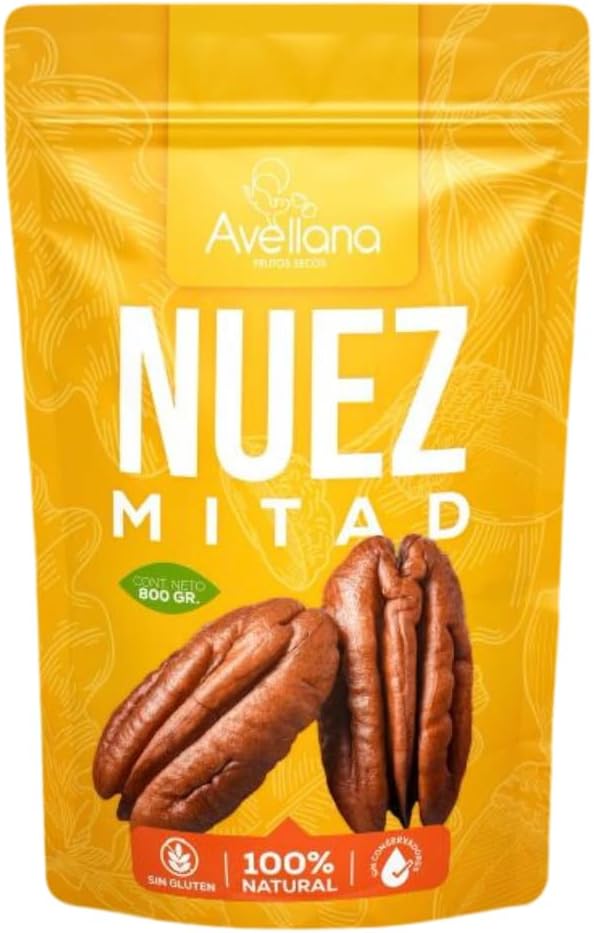 nuez | nueces | nuez pecana | nuts | mitad. paquete 800 gr frutos secos ...