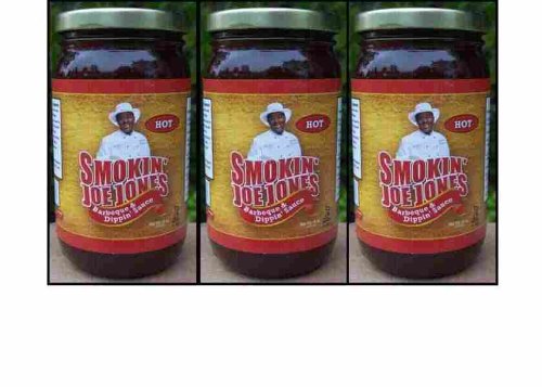 Amazon.com: HOT BBQ Sauce by Smokin' Joe Jones Hot Flavor 3-Pack of ...