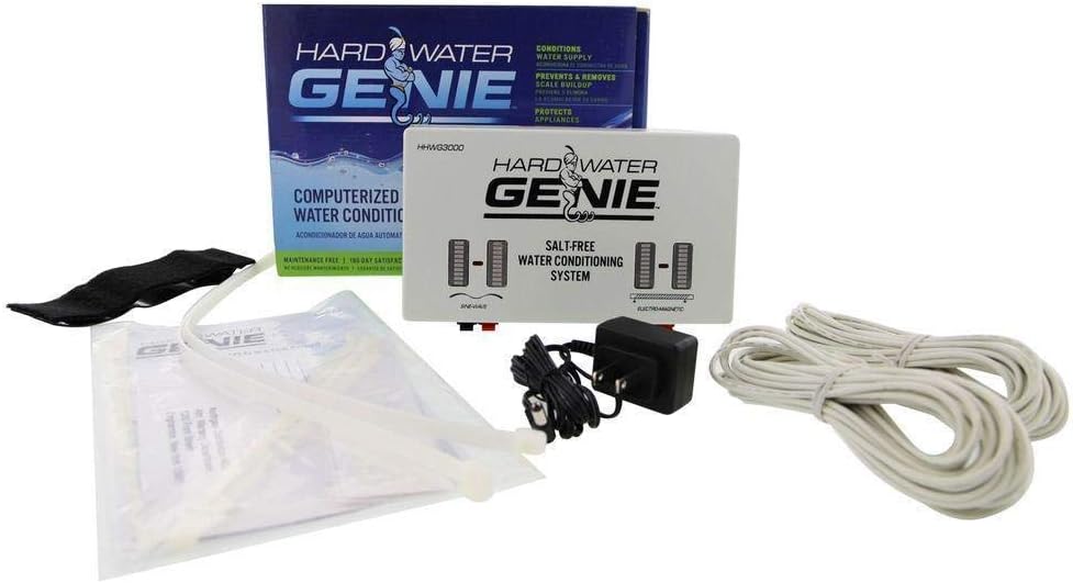 Hard Water Genie Salt-Free Treatment Conditioner, Water Softener and ...