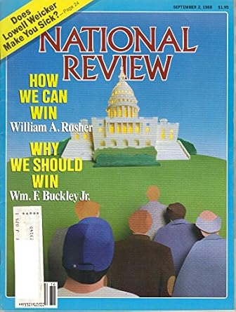 National Review Magazine, Vol. XL, No. 17 (September 2, 1988): Timothy ...