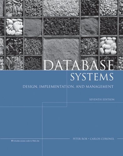 Amazon.com: Database Systems: Design, Implementation, and Management: 9781418835934: Rob, Peter ...