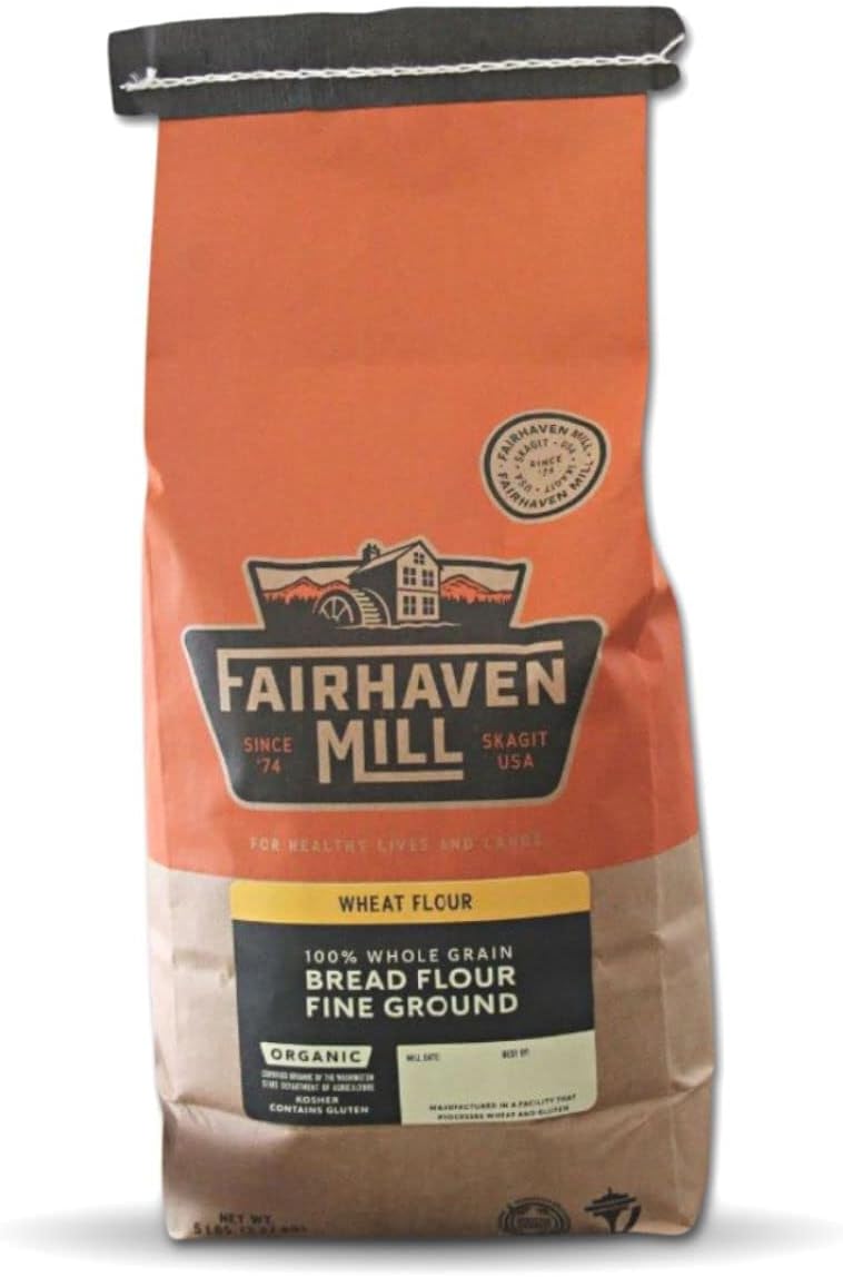 Amazon.com : Fairhaven Mill Organic Whole Grain Bread Flour - High ...