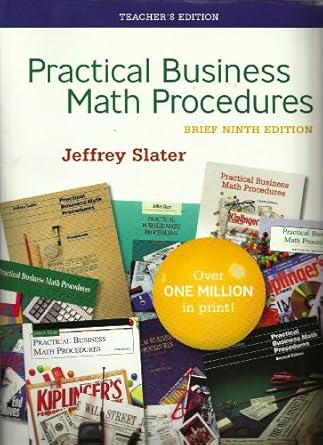 Practical Business Math Procedures: Slater, Jeffrey: 9780073278674 ...