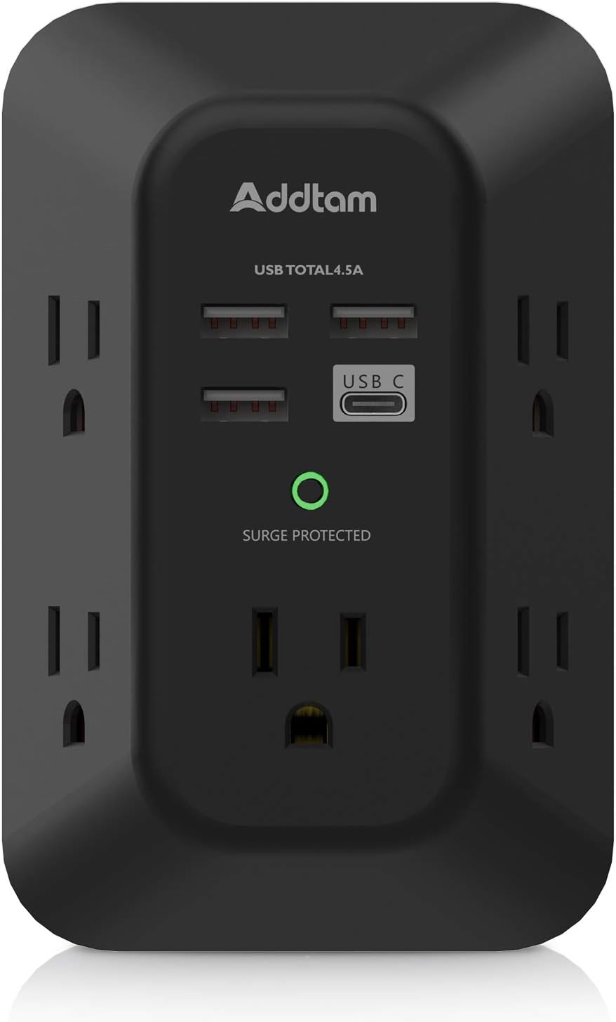Amazon.com: Multi Plug Outlet Surge Protector - POWRUI 6 Outlet ...