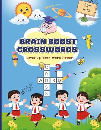 Crossword Fun & Color for Kids: 100 Engaging Word Puzzles with Bonus ...