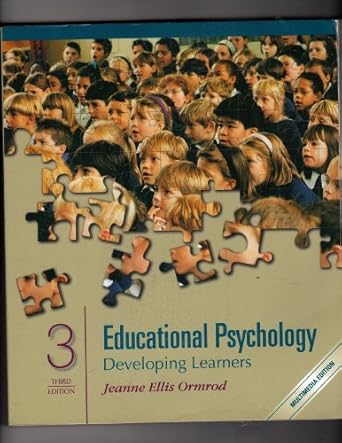 Amazon.com: Educational Psychology: Developing Learners: 9780130136480 ...