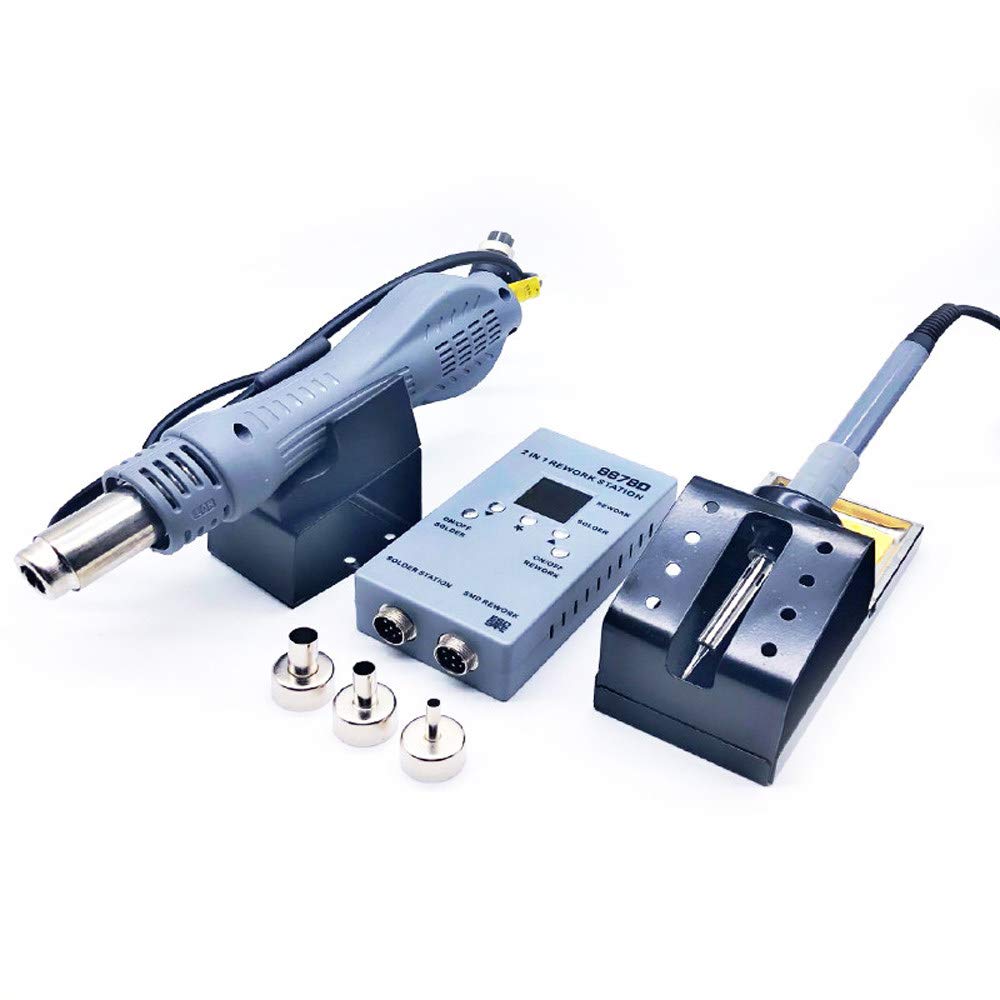 Buy DjfLight Soldering Station Hot Air , SMD 2 IN 1 rework station ...