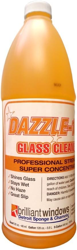 Amazon.com: Dazzle-100 Quart Window Cleaner Concentrate : Health ...