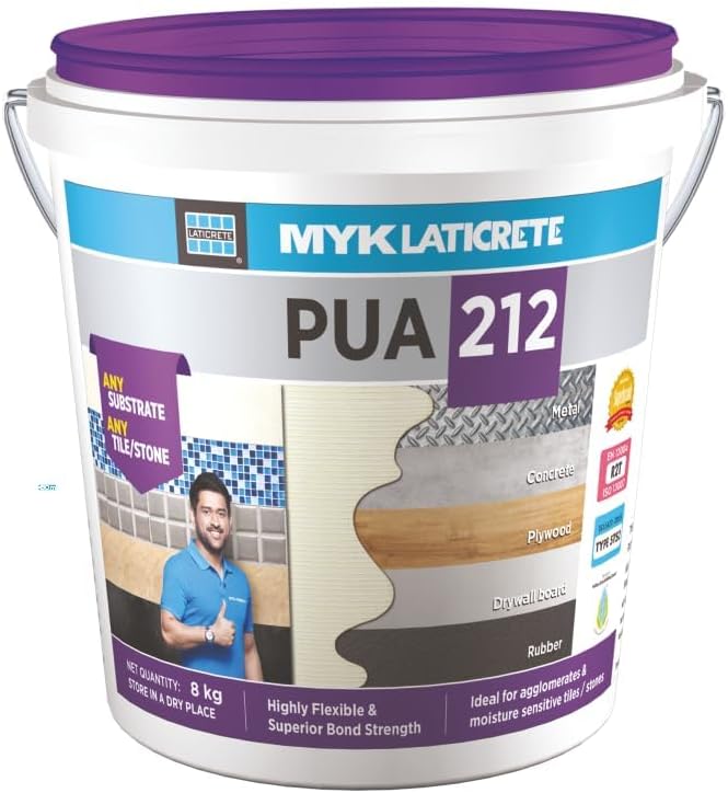Title name: MYK LATICRETE PUA 212 Adhesive (8 KG) white : Amazon.in ...