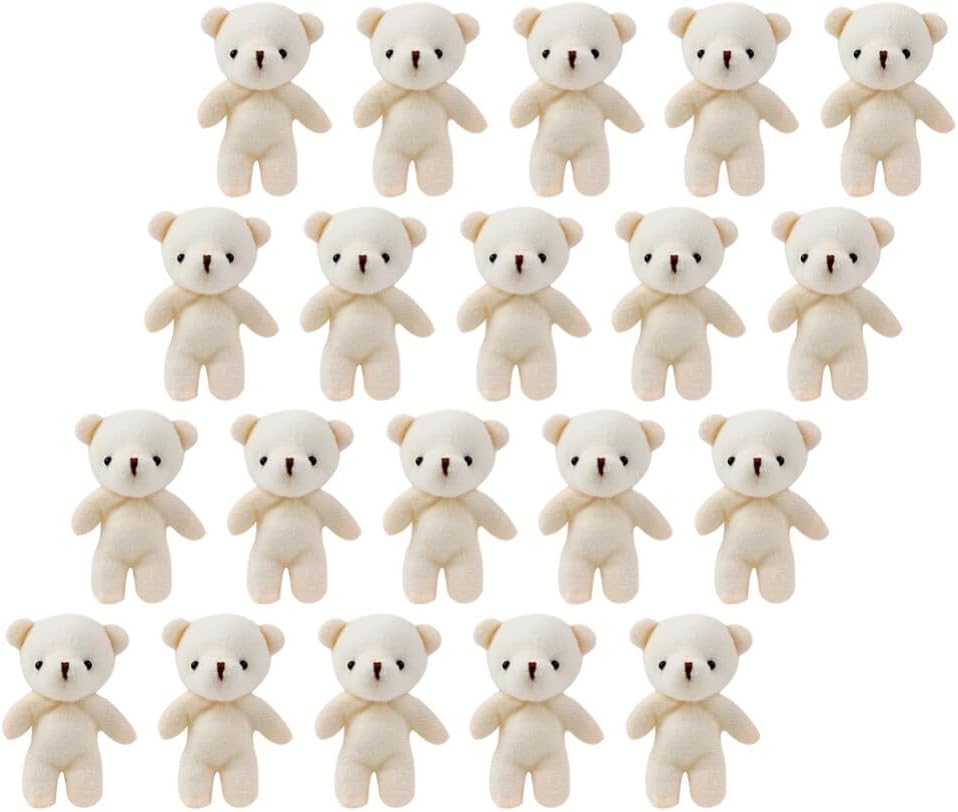 ERINGOGO 20 Piezas Mini Oso De Peluche Mini Oso Conjunto Pequeños Osos ...