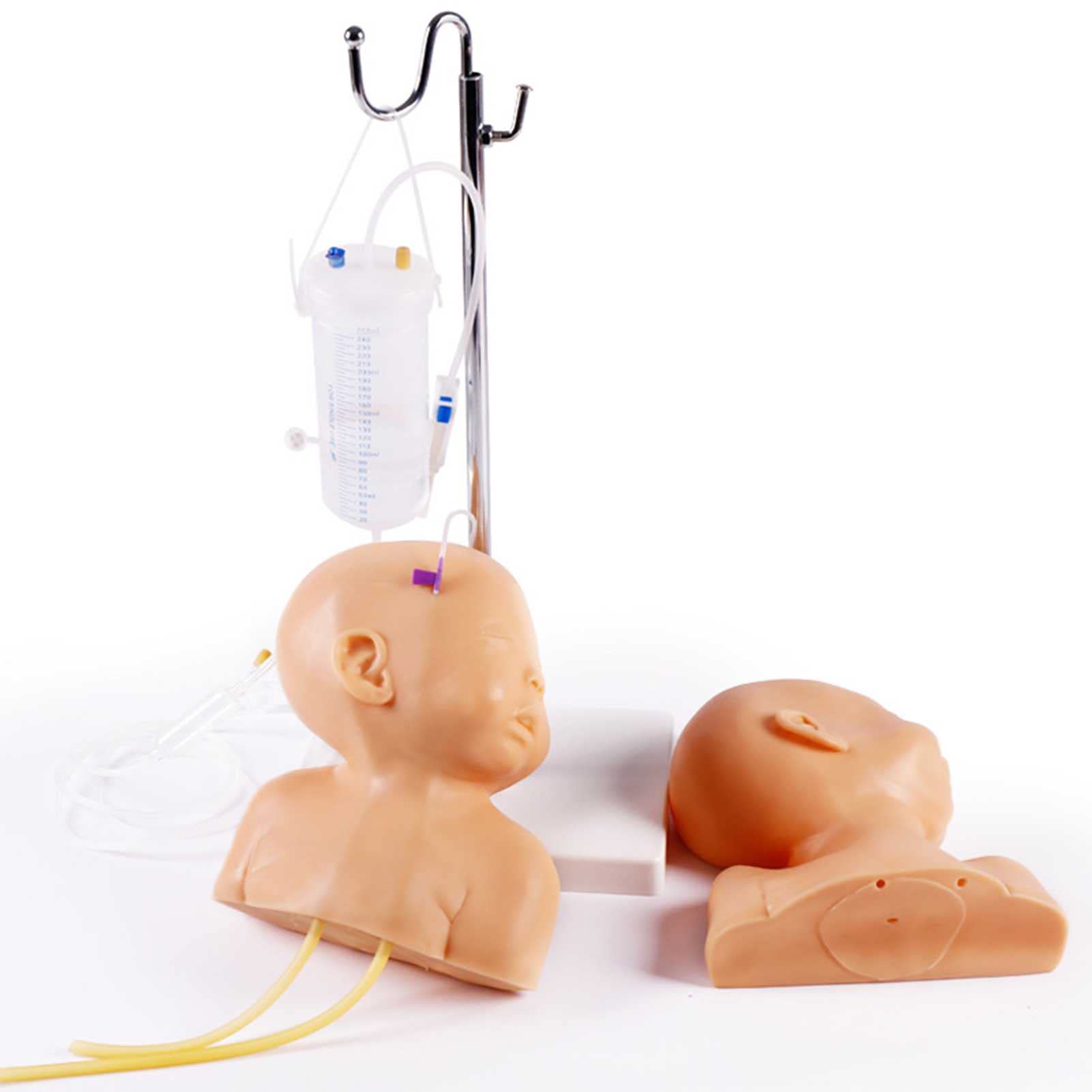 Buy Iv Practice Infusion Model Silicone Piercing Model Head Iv Puncture ...