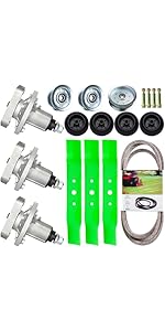 Amazon.com : Deck Rebuild Kit for John De ere 48 inch L120 L130 L2048 ...