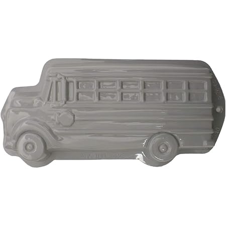 Amazon.com: CK Products School Bus Pantastic Plastic Cake Pan: Novelty ...