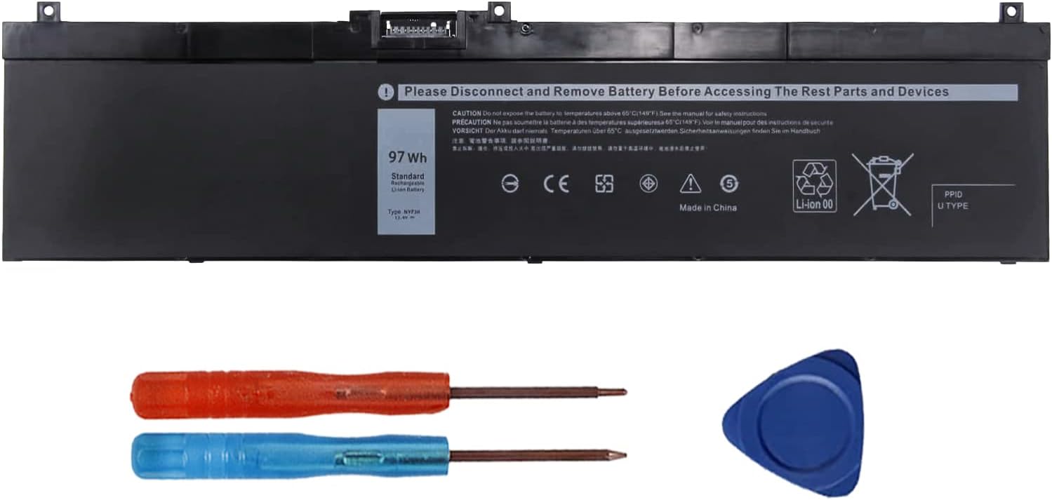 NYFJH Battery Compatible with Dell Precision 7530 7730 7540 7740 P34E ...