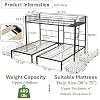 Amazon.com: PVWIIK Triple Bunk Bed with 4 Storage Drawers and Full ...
