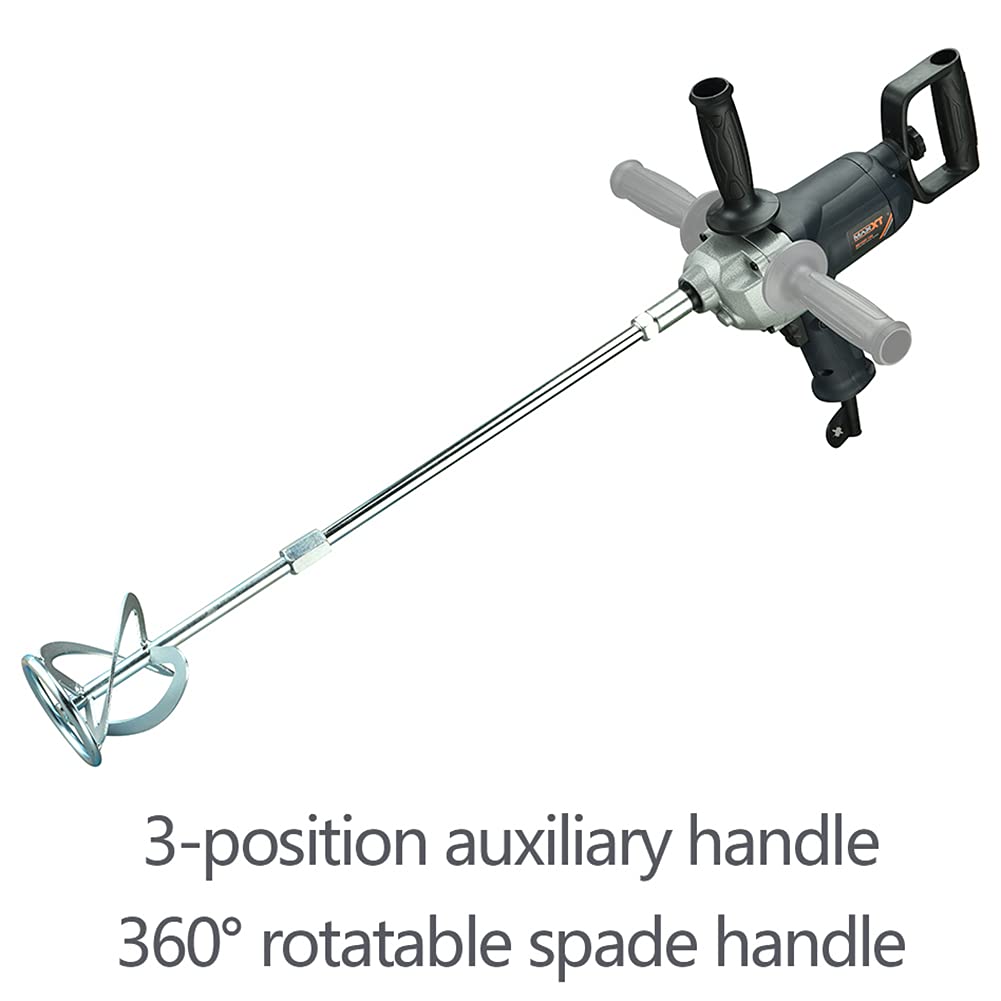 Maxxt Drill Mixer Set with Spade Handle 1/2 inch Electric Corded Mixing ...
