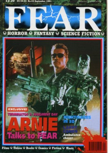 Fear Magazine Monthly #33 September 1991 Terminator, Arnold ...