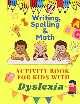 Amazon.com: Writing, Spelling & Math Activity book for kids with ...