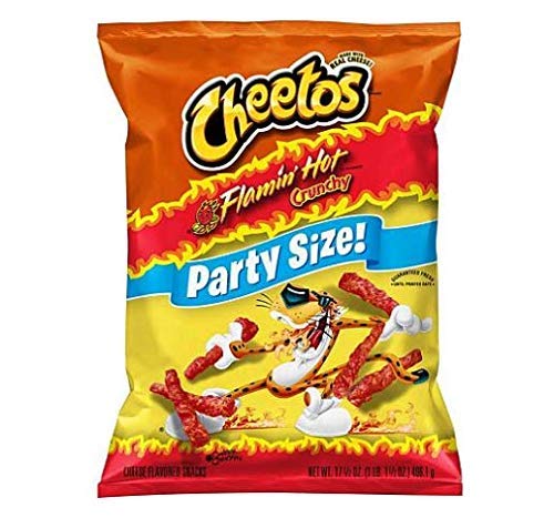 Cheetos Crunchy Flamin Hot Party Size - 17.5oz (2) - Want It All