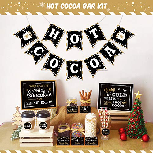 Hot Cocoa Bar Ideas (With Free Printables)