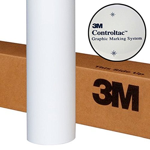 3M Controltac Translucent White Frosted Privacy Window Vinyl Roll (17.9 ...