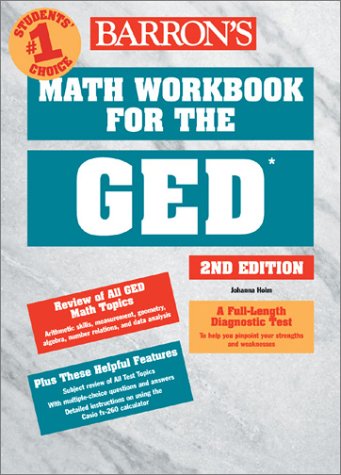 Math Workbook for the GED (Barron's Math Workbook for the Ged): Holm ...