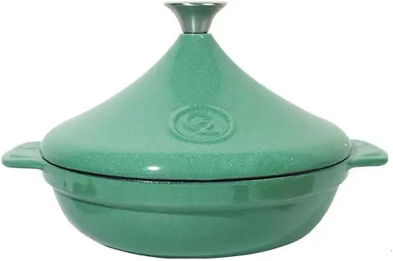 Amazon.com: BAMFY Cast Iron Moroccan Tagine Pot Non Stick Enameled ...