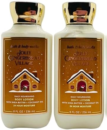 Amazon.com : Bath and Body Works Body Lotion, Set of 2, 8oz Each (Jolly ...